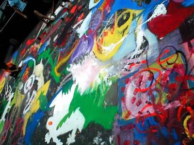 Amardeep Singh: New Haven block party -- Ninth Square street mural